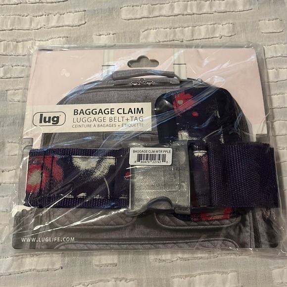 lug | Accessories | Lug Baggage Claim Water Purple Bnip | Poshmark